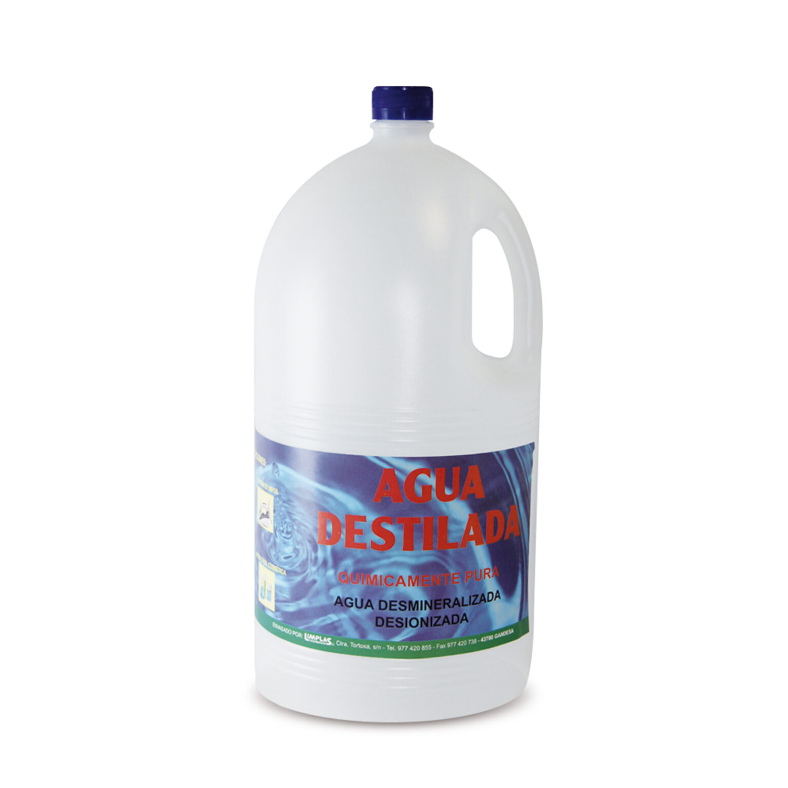 Agua destilada 5L - Limplas